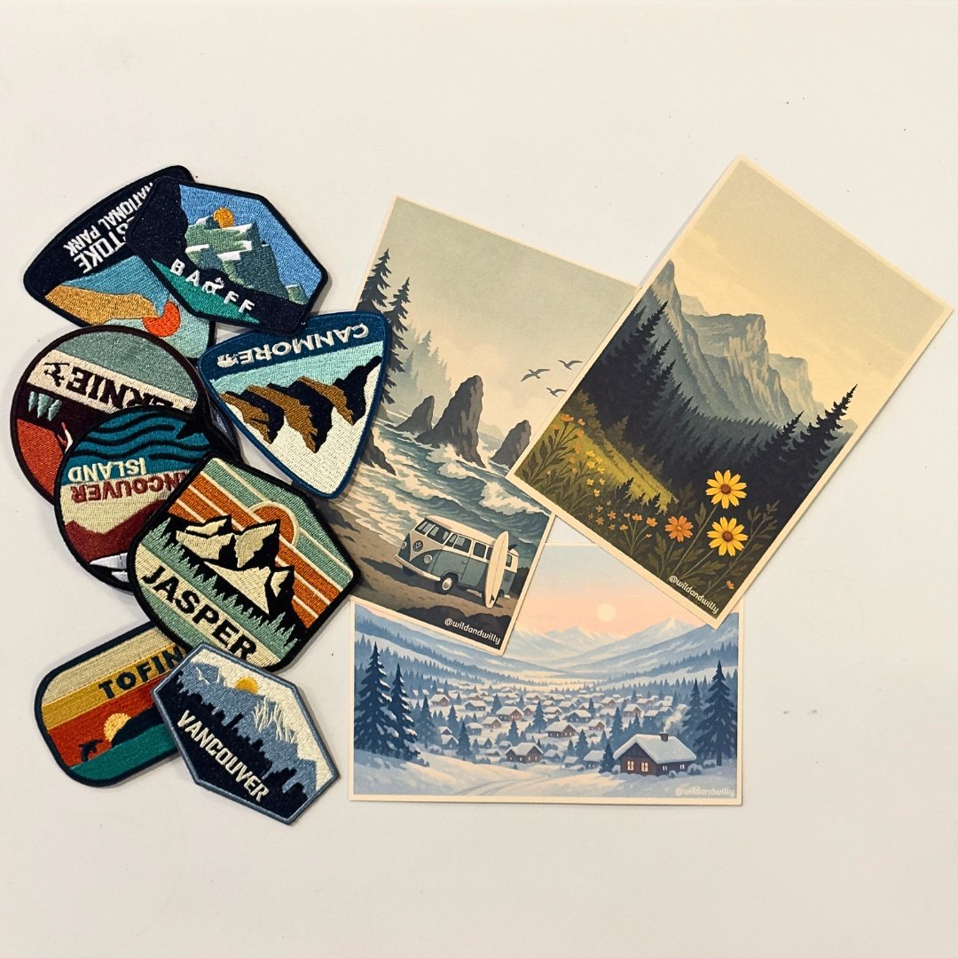 Embroidered Travel Patch Bundles | Wild and Willy