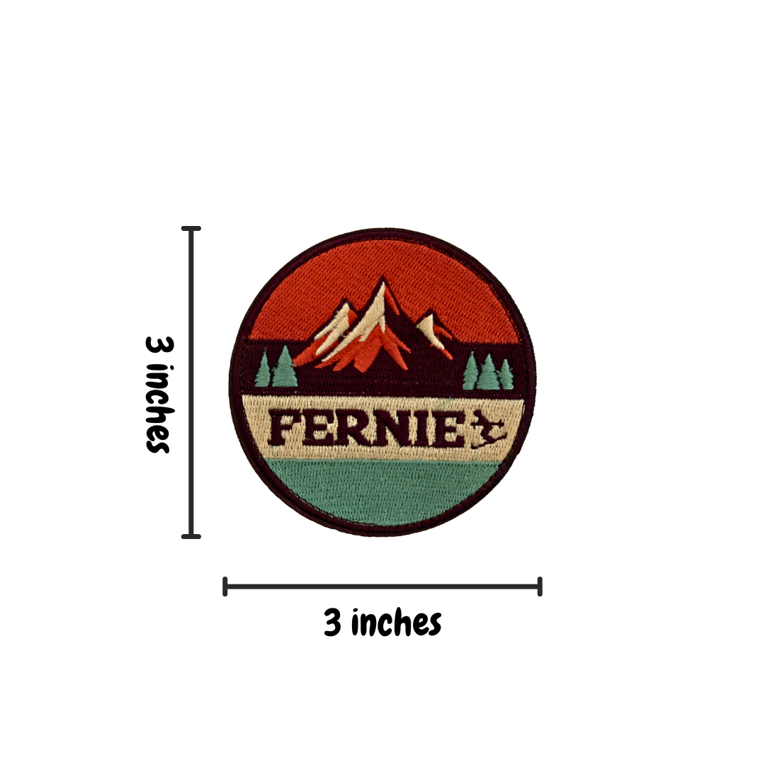 Fernie Embroidered Travel Patch – Wild and Willy