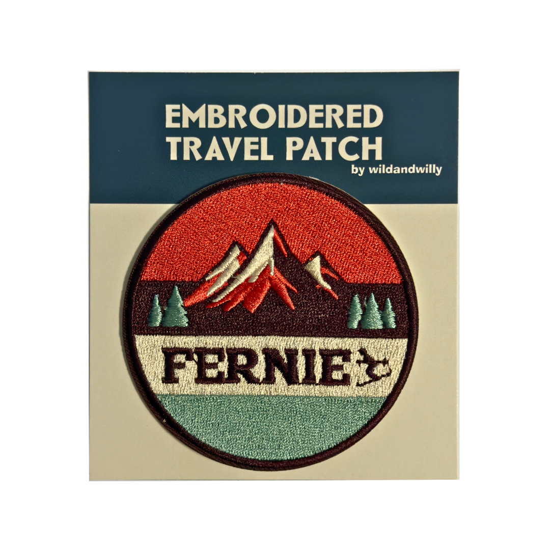 Fernie Embroidered Travel Patch – Wild and Willy